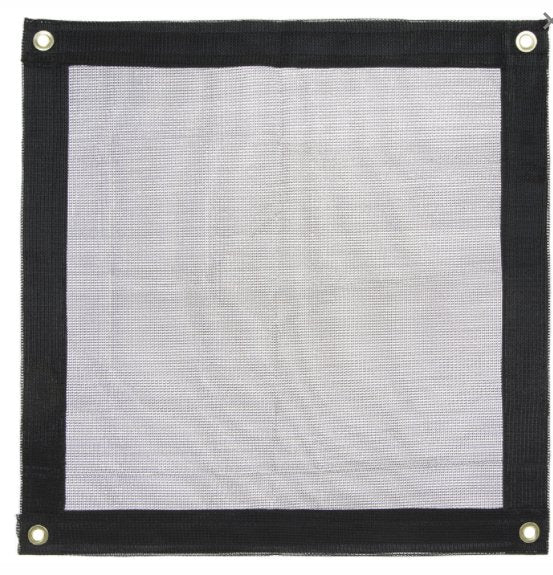 Black Mesh Tarp Heavy Duty, Fire Retardant