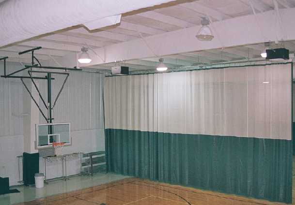 Gym Divider Curtains | Walk Draw Gym Curtain