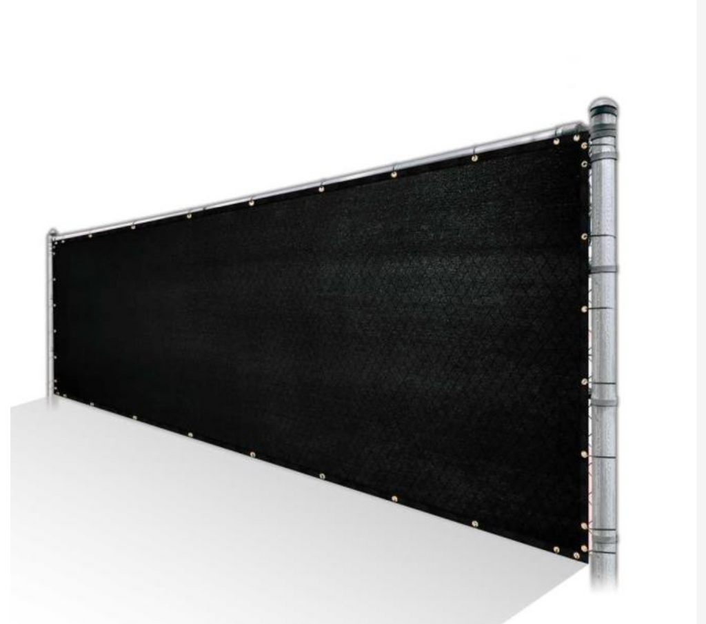 Privacy Mesh Screen Black | 85% Shade Fence Screen