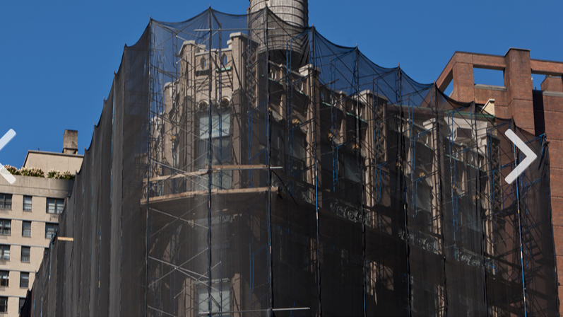 Scaffold Netting | Construction Netting Fire Retardant Black