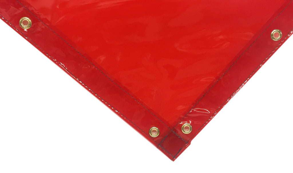 Welding Screens & Frame | Transparent Orange Weld Screens