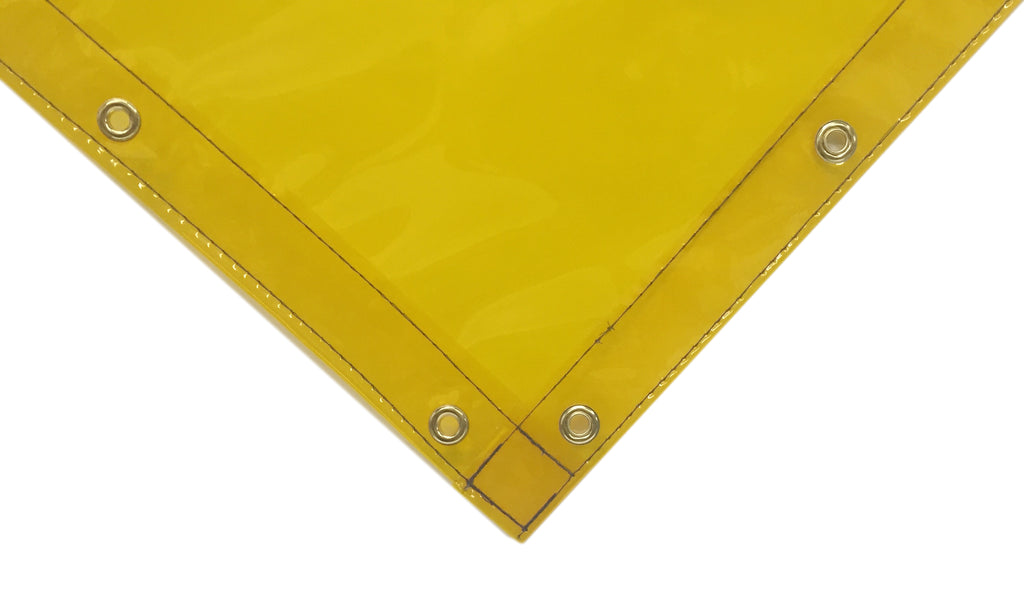 Welding Screens & Frame | Transparent Yellow Weld Screens