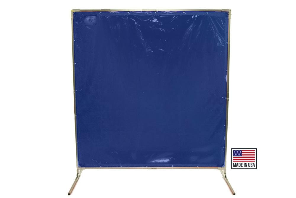 Welding Screens & Frame | Transparent Blue Weld Screens