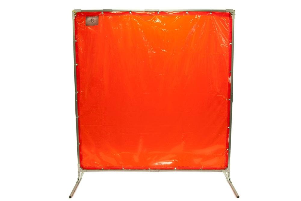 Welding Screens & Frame | Transparent Orange Weld Screens