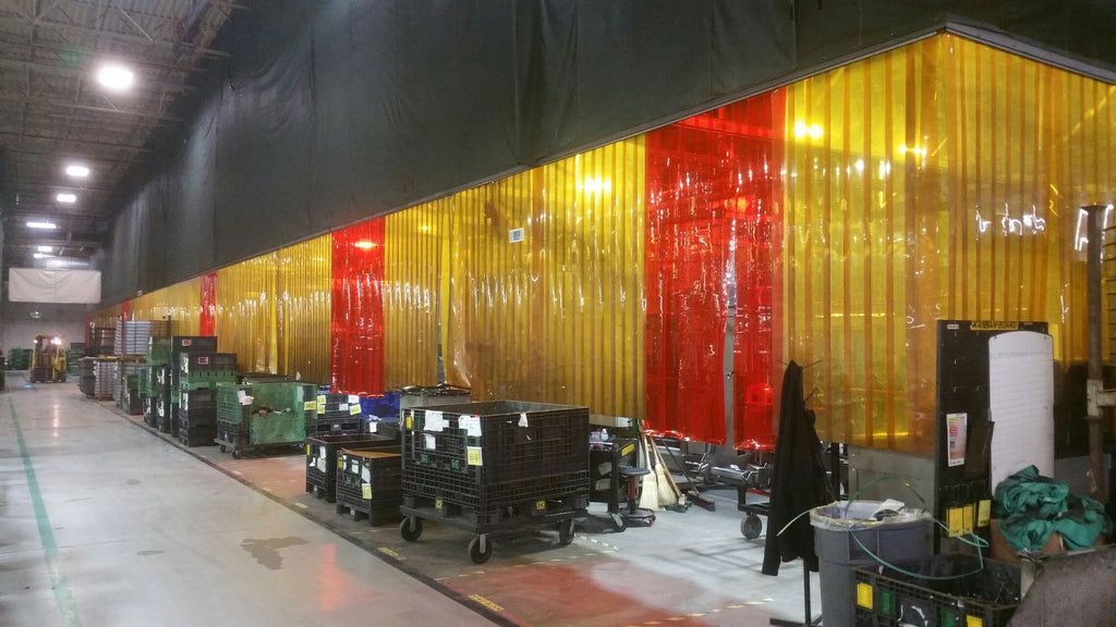 Bronze PVC Strip Curtain Kits